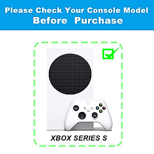 FOTTCZ Vinyl Skin for Xbox Series S Console and Controllers, Sticker Decal Protect Xbox Series S Devices - Red Nebula & Demon Hand