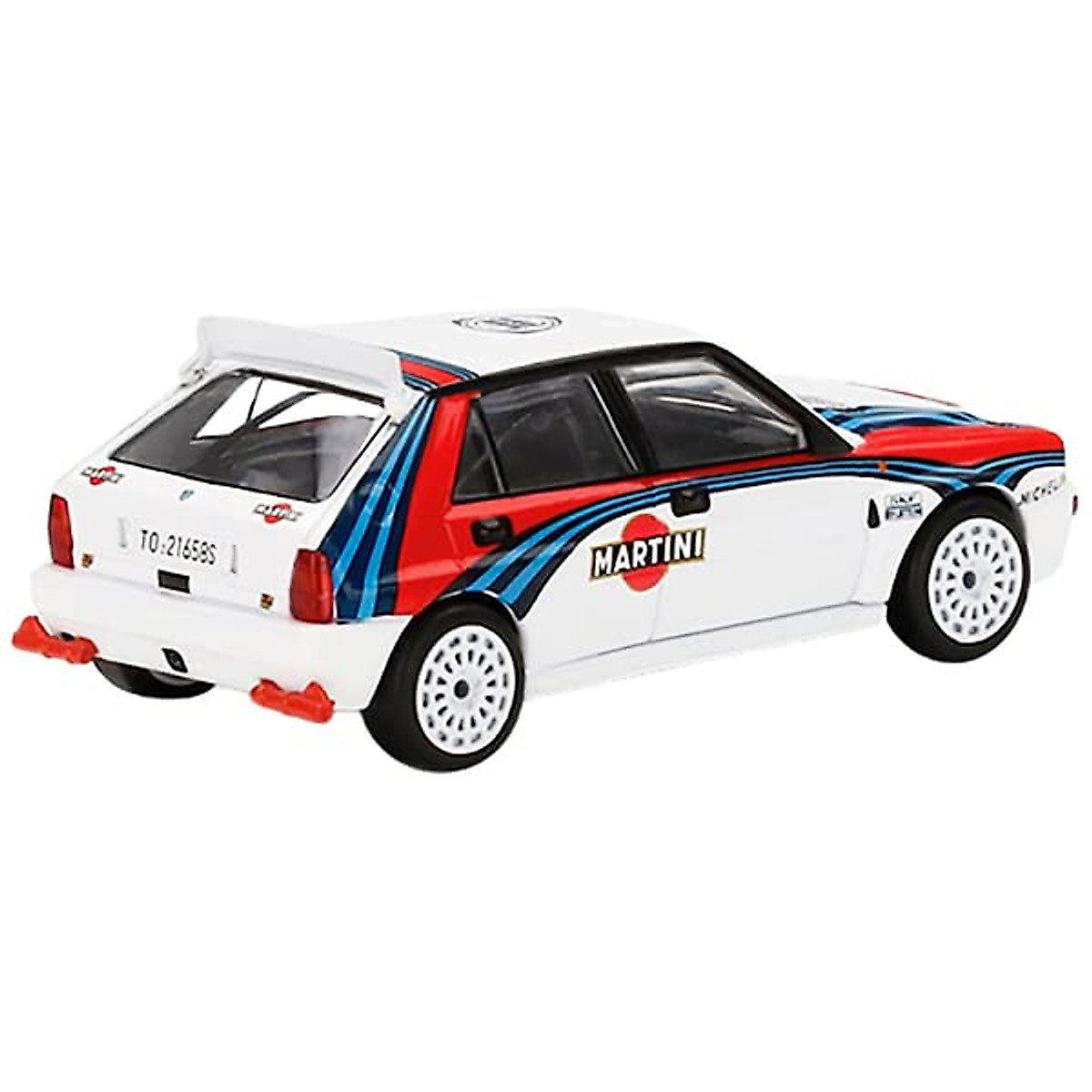 Truescale Miniatures Lancia Delta HF Integrale Evoluzione White w/Graphics Martini Racing Ltd Ed to 3600 pcs 1/64 Diecast Model Car by True Scale Miniatures MGT00300