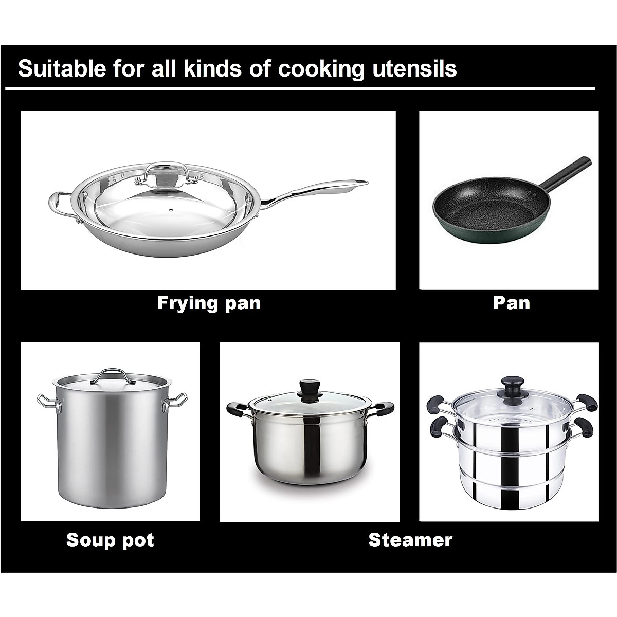 11” Pressure Cooker Canner Rack, Round Food Grade Stainless Steel Steamer Rack, Steaming Tray Stand, Cooking Toast Bread Salad, Compatible with Presto, All-American and More, Easy to clean, 2 Pack