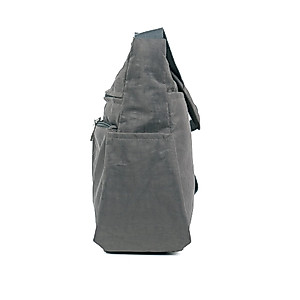 MHCNLL Anti Theft Crossbody Purse RFID Women Nylon Waterproof Lightweight Shoulder Bag (Dark Gray)