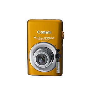 Canon PowerShot SD1200IS 10 MP Digital Camera with 3x Optical Image Stabilized Zoom and 2.5-inch LCD (Orange)