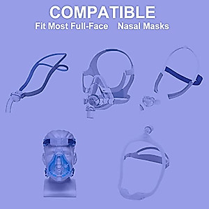 8 pcs CPAP Strap Covers, Universal and Reusable Strap Pads, Pad a Cheek for Cpap，Blue