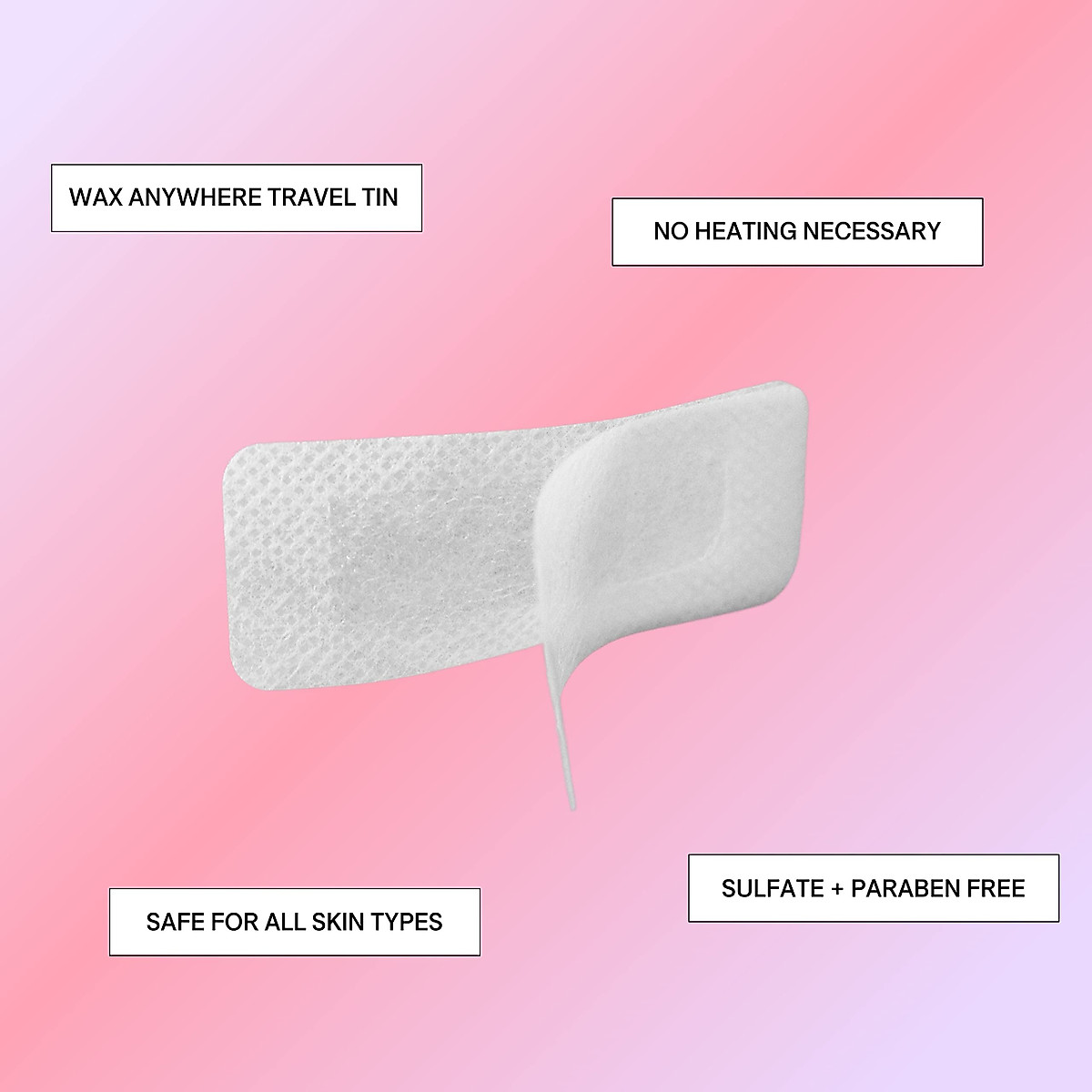 No Mo-Stache 2 Pack Wax Strips - 40 Count Value Pack Waxing Strips for Long Term Hair Waxing