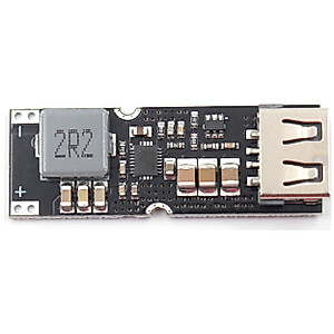 (2-Pack) JacobsParts 24W USB Fast Charge QC 3.0 Boost Module 3.7V Battery Input 5V 9V 12V Output DIY Power Bank