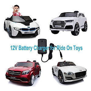 12V Kids Charger for Ride On Toys Car 12 Volt Battery Class 2 Power Supply for Best Choice Products Electric Ride On Car Farm Tractor SUV