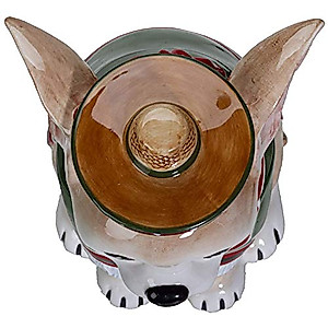 Pacific Giftware Mexican Chihuahua Ceramic Cookie Jar