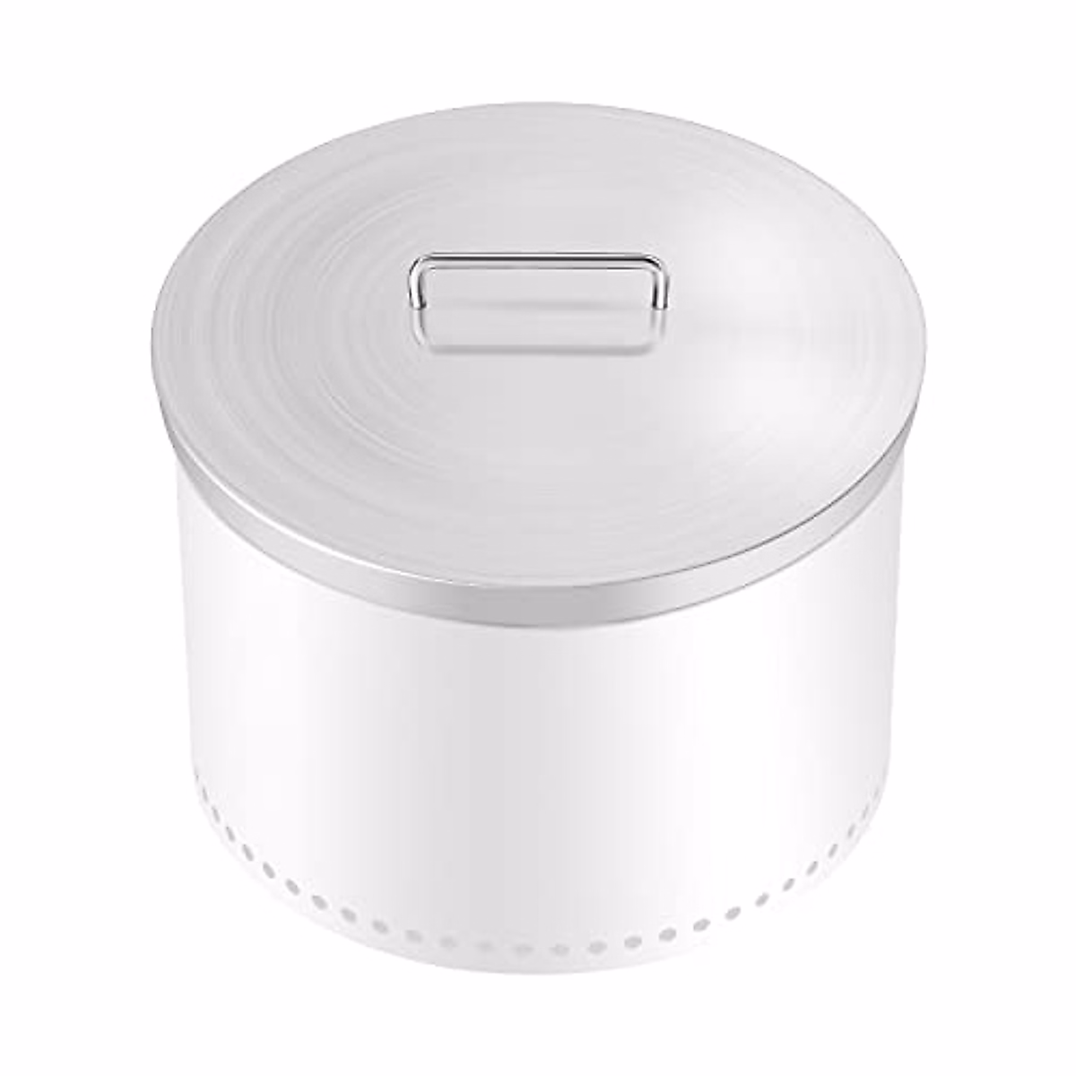 304 Stainless Steel Fire Pit Lid Fit for Solo Stove Bonfire 19.5" Fire Pit, Round Cover with Heat Resistant Handle, Outdoor Fire Pits Wood Burning and Camping Accessories