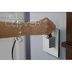 Legrand adorne 20Amp 1-Gang Pop-Out Outlet in Gloss White With Matching Wall Plate, ARPTR201GW2WP