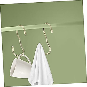 NOLITOY 8 Pcs s Hook Over Door Hanger Belt Hooks for Closet Hooks for Bags Wardrobe Bag Hanger Purse Hook Door Purse Hanger Closet Purse Hanger Bag Type Stainless Steel Pole Hook