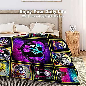 Super Soft Christmas Blanket Throw Flannel Fleece Blankets Bedding Gifts for Kids Adults Bed Sofa Living Room All Season 50"X40"