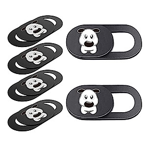 Haulonda Webcam Cover Slider,Ultra Thin Cute Dog Web Camera Lens Shutter-Protect Against Surveillance for Laptop/iPhone/iPad/Smartphone(6Pack)