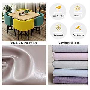 LSRY Coffee Table and Chair Set Office Conference Tables Negotiation Table Dining Table Small Space Dinette Round Leisure Hotel Lounges Balcony Restaurant Meetings Room Reception Tables (Color : Blue