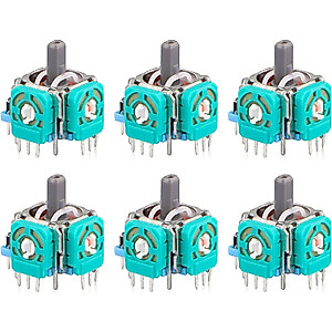 EEEKit 3D 6-Pack Replacement Joystick for PS4 Dualshock 4 Xbox One Controller Xbox Elite Controller