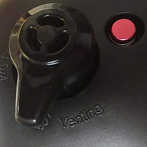 8QT Silicone Sealing Ring 3 Pack with Steam Release Valve Compatible for Instant Pot Duo and Float Valve Sealer, Savory Sky Blue & Sweet Cherry Red & Common Transparent White …