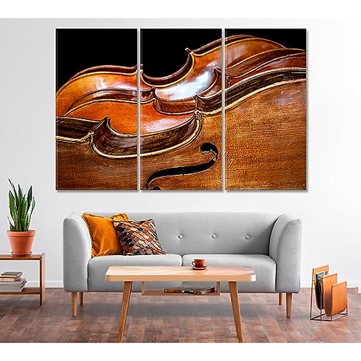 Three Beautiful Cellos Canvas Print 5 Panels / 36x24 inches