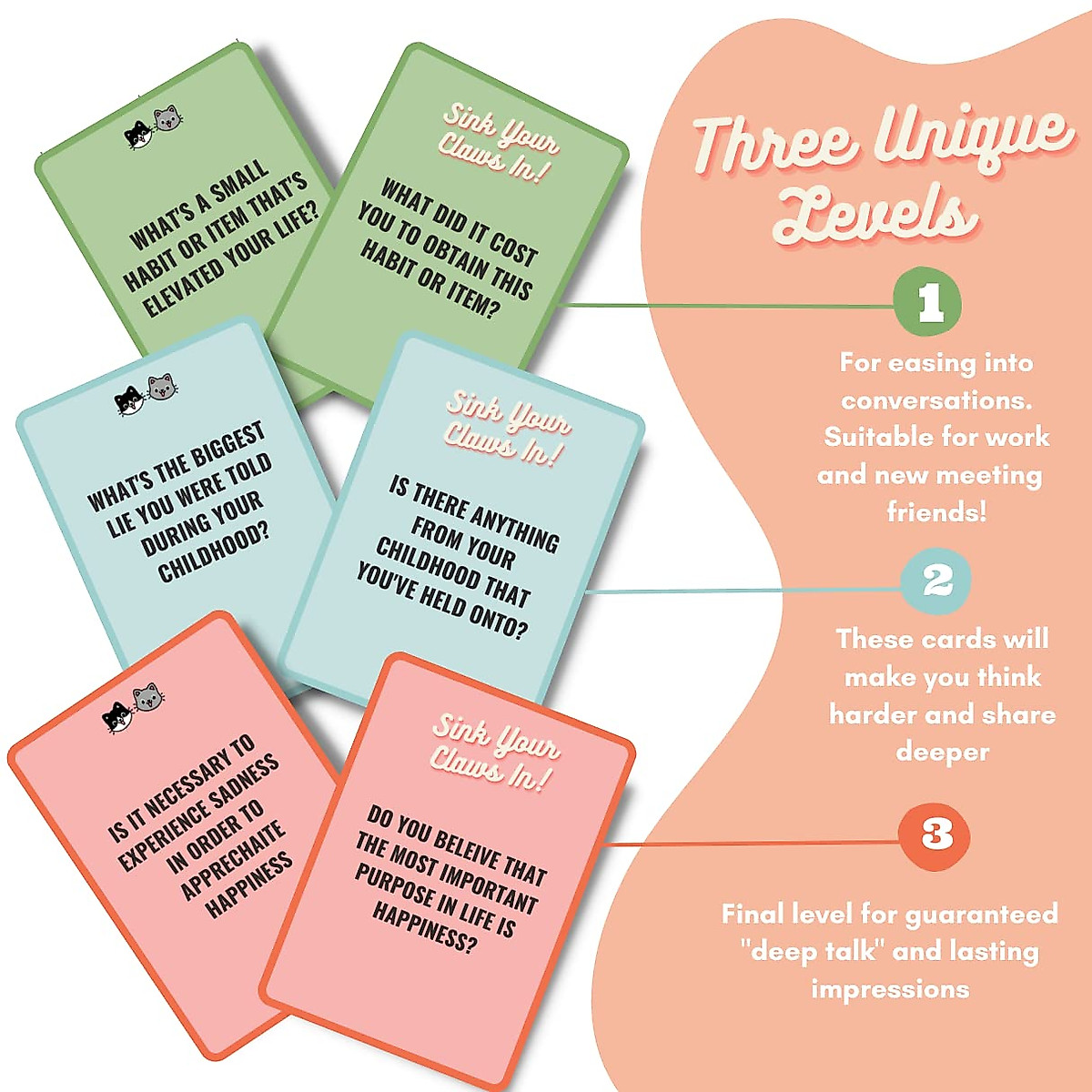 Catnip Conversations Cards - Artfully Designed to Inspire Meaningful Conversations