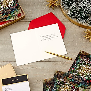 Hallmark Boxed Christmas Cards, Season to be Grateful (16 Cards and 17 Envelopes)