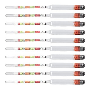 Hydrometer Tool, Easy Reading Beer Meter Glass High Accuracy Wide Application for Office