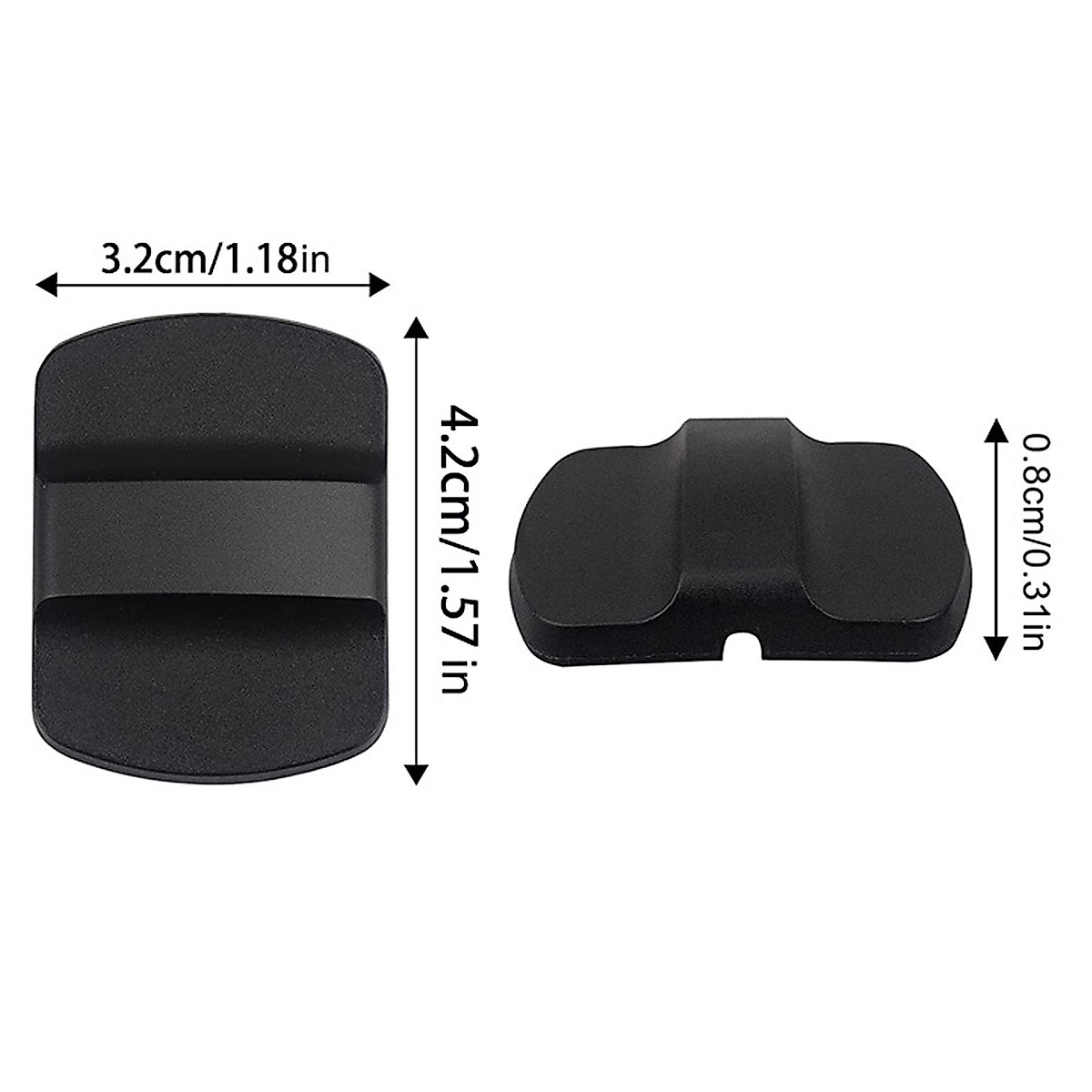 20oz Magnetic Tumbler Lid 2Pack,Compatible with Ozark Trail,Old Style Rtic,YETI Rambler and More,Magnetic Slider Switch Spill Proof Tumbler Cover (2 Pack, Black)