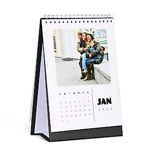 Custom Photo Calendar Personalized 2024 2025 2026 2027 2028 Pictures Calendar (black)