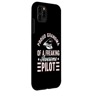 iPhone 11 Pro Max Pilot Airplane Aviator Plane Aviation Grandma Case