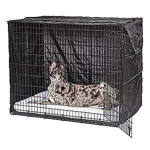 MidWest Homes for Pets XXL 54-Inch , Privacy Dog Crate Cover Designed to Fit Midwest Ginormous Dog Crate Models SL54 & SL54DD, Machine Wash & Dry, Gray,