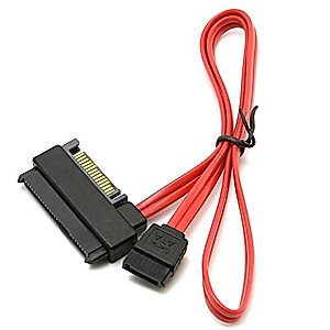 Goliton SFF-8482 SAS to SATA Cable SAS Hard Disk Connected to Motherboard SATA Port Adapter Cable 15PIN Power Port