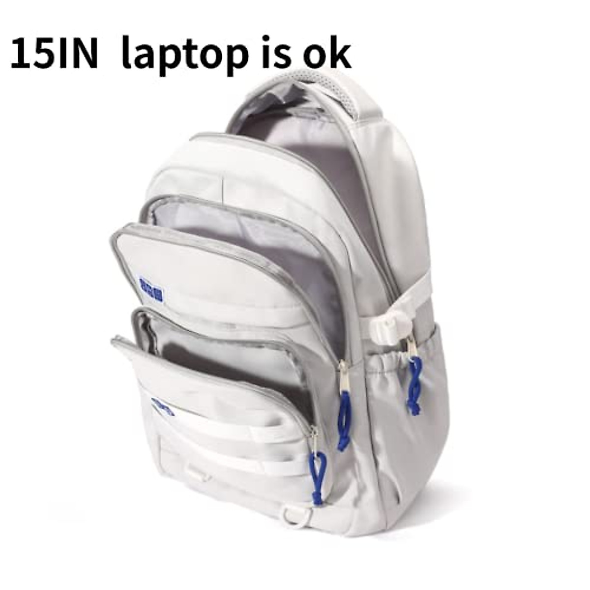 RRRWEI Backpack for Girls 15.6 Inch Laptop School Bag Kids Elementary College Backpacks Large Bookbags for Teen Girls (blue)