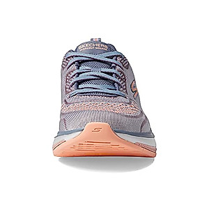 Skechers Go Walk Workout Walker - Alecia Blue/Orange 8 B (M)