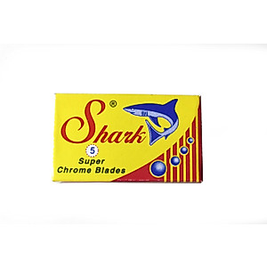 200 Shark Super Chrome Double Edge Safety Razor Blades