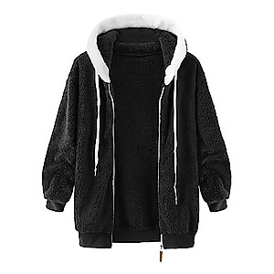 Sweatshirt Jackets for Women with Zipper Women's Quarter Zip Pullover Women Relaxed-fit Double-Breasted Pink Vest Womens Waffle Knit Shacket Thongs for Women Women Clothes Fashion Oversized Moto