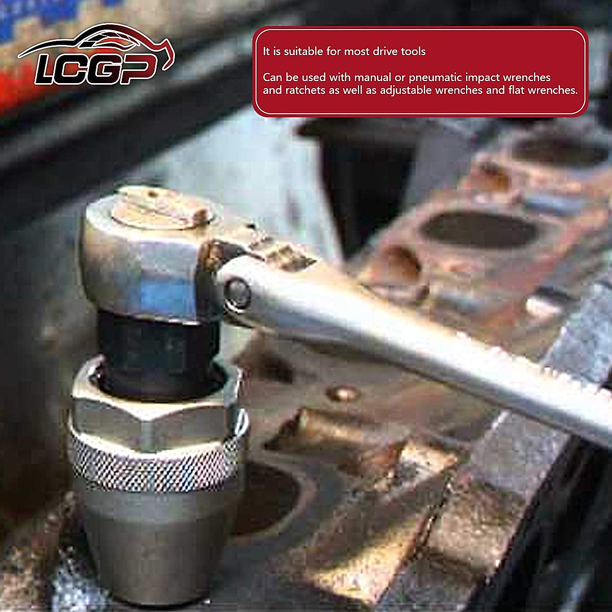 Damaged Bolt and Stud Extractor Tool, Grips and Removes 1/4-Inch to 1/2-Inch Studs - Ideal for Broken, Rounded Off, Painted Over, and Rusted Tight Bolts