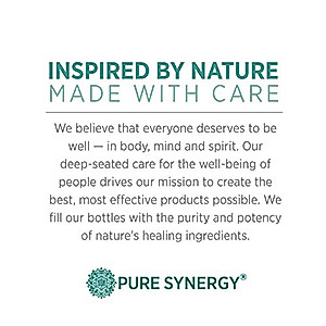 PURE SYNERGY D3 + K2 Complex | 60 Capsules | D3 + K2 Vitamins Made with Organic Ingredients | Non-GMO | Vegan | Made with Organic Vegetables and Fruits