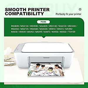 PG-240 XL/CL-241 XL Ink Cartridges Remanufactured Replacement for Canon 240XL 241XL 240 XL 241 XL Ink Cartridge for Pixma MG3620 TS5120 MG2120 MG3520 MX452 MX512 (1 Black, 1 Tri-Color)