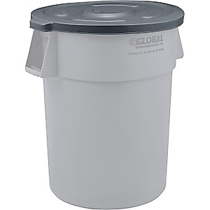Global Industrial Trash Container Lid for 55 Gallon Garbage Can
