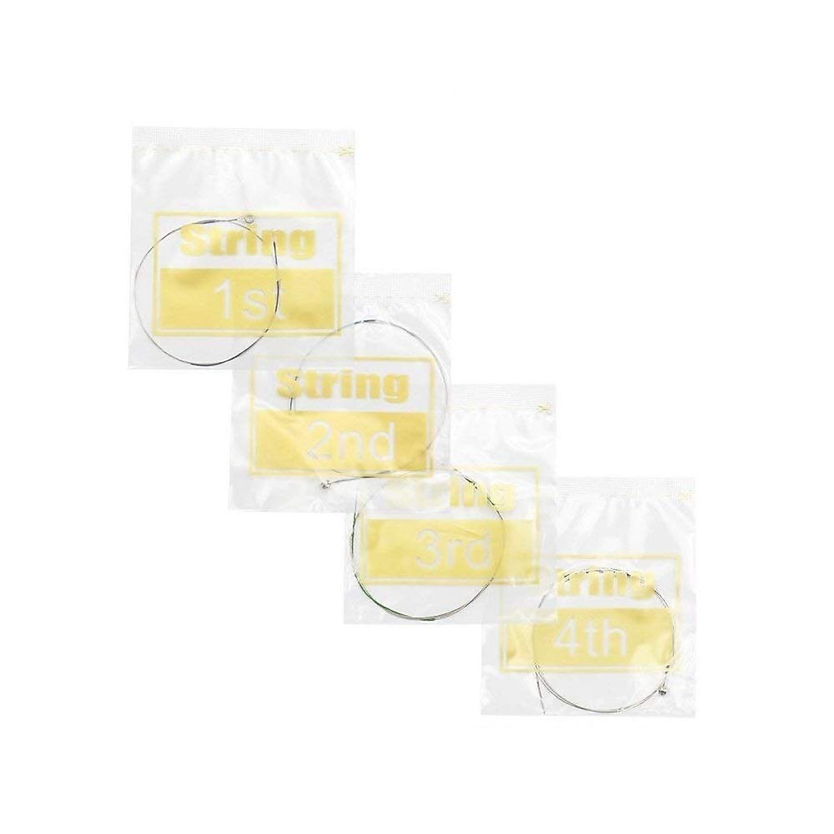 Imelod Cello strings Full Set (A-D-G-C) Universal Steel Core Nickel-Chromium Wound with Nickel-plated Ball End for 4/4 3/4 1/2 1/4 Cellos