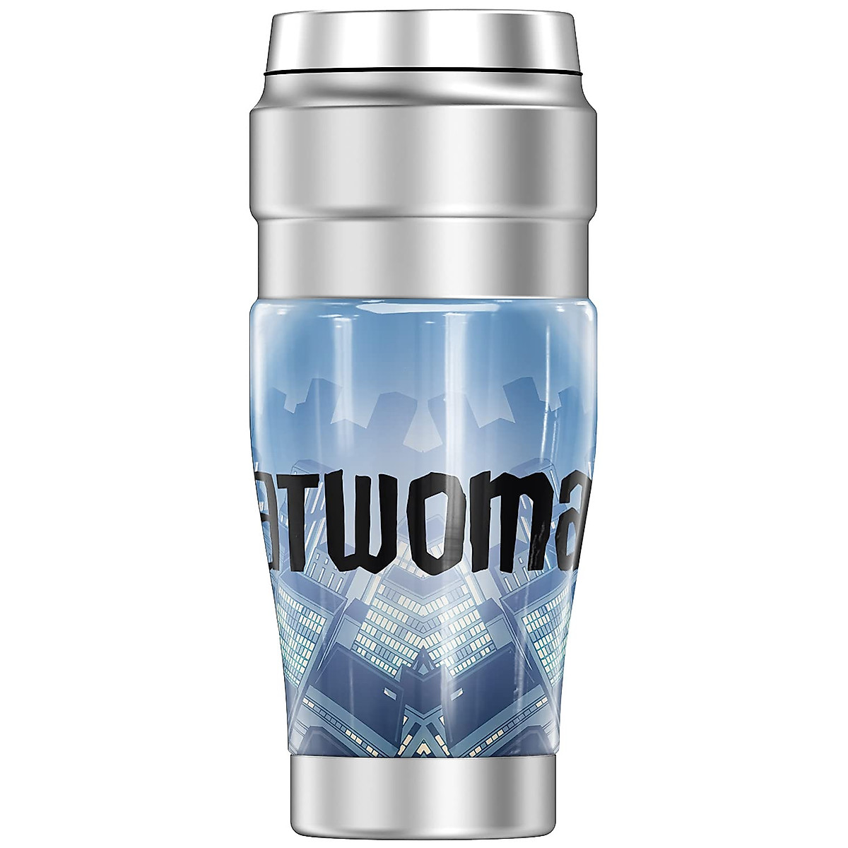 THERMOS Batman Catwoman City STAINLESS KING Stainless Steel Travel Tumbler, Vacuum insulated & Double Wall, 16oz