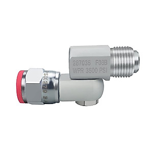 Airless Paint Spray Gun Swivel Joint Compatible with Graco 235486 7/8 Inch Thread 180 Degree Rotation