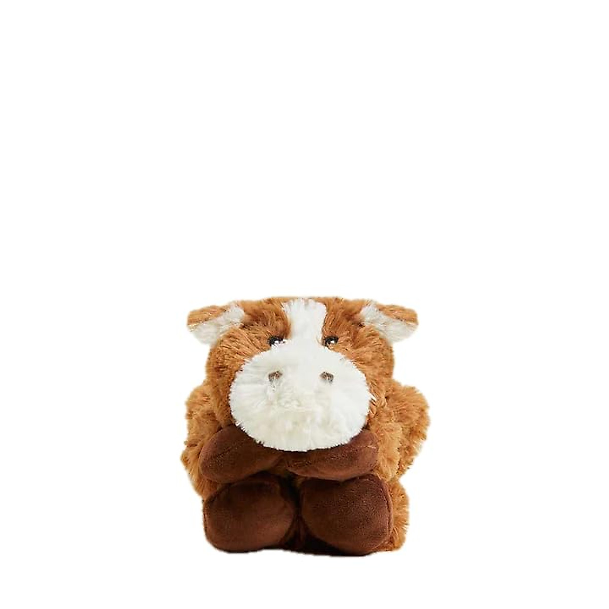 warmies Microwavable Neck & Shoulder Wrap - Heating & Cooling Plush Pad for Calming Relaxation - Weighted & Heated Neck Warmer with Scented Lavender - Microwave Heat Pad for Aches & Pain - Horse