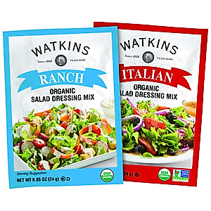 Watkins Organic Ranch Salad Dressing Mix, 0.85 oz. Packets, 12-Pack