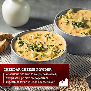 Hoosier Hill Farm Cheddar Cheese Powder, 1LB (Pack of 1)