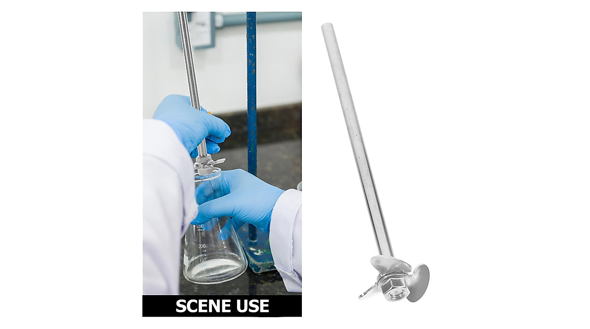 iplusmile Stainless Steel Stirring Rod for Laboratory Mixing
