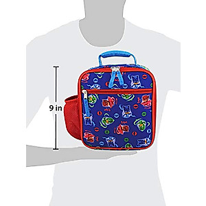 Disney PJ Masks Boy's Girl's Soft Insulated School Lunch Box (One Size, Blue/Red)