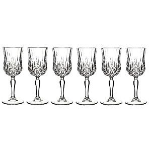 Lorren Home Trends Opera Red Wine Glass, Set of 6