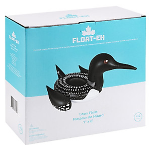 FLOAT-EH Loon Pool Float for Adults - Beach Floats are Thick, Durable, and Vinyl Designed - Lake Floaties Inspired by The North
