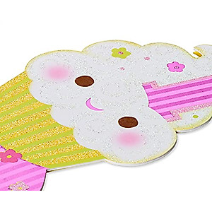 American Greetings 1st Birthday Card for Girl (Cupcake)