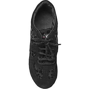 Guaranteed Fit DNI- Rocio 8504 Women's Dance Sneakers (Practice Shoes for Argentine Tango, Ballroom, Latin, Salsa, Swing) (8 USA) Black