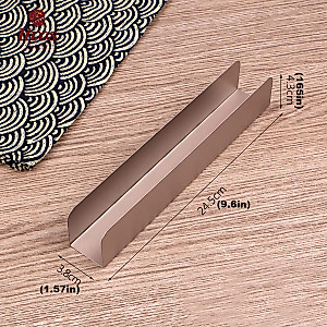 Dadamong 2Pcs U-Shape Non-stick Biscuit Cake Bread Mold Baguette Toast Mould, Carbon Steel Rectangle Cake Pan Cranberry Cookies Molds for Kitchen Baking (Champagne)