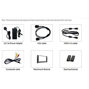 LILLIPUT 15.6" PVM150S 4K HDMI Input 3G-SDI in&Out 1920x1080, Full HD Resolution, 1000cd/m² high Brightness 1000:1 Contrast HDR Support HDR 10 Security Monitor for Full HD CCTV