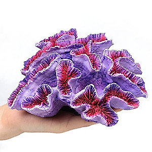 Besimple Aquarium Coral Ornaments Decor Fish Tank Plants Decoration for Aquarium Landscape,Purple